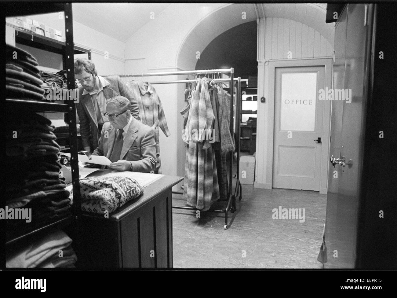 Knitwear factory, Shetland Stock Photo - Alamy