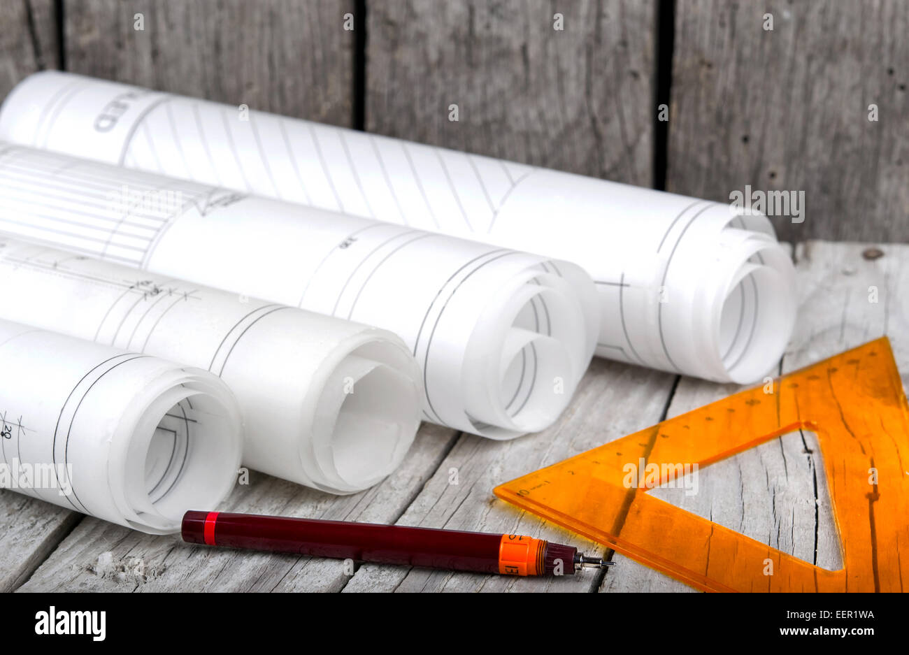 Architecture rolls architectural plans project architect blueprints ...