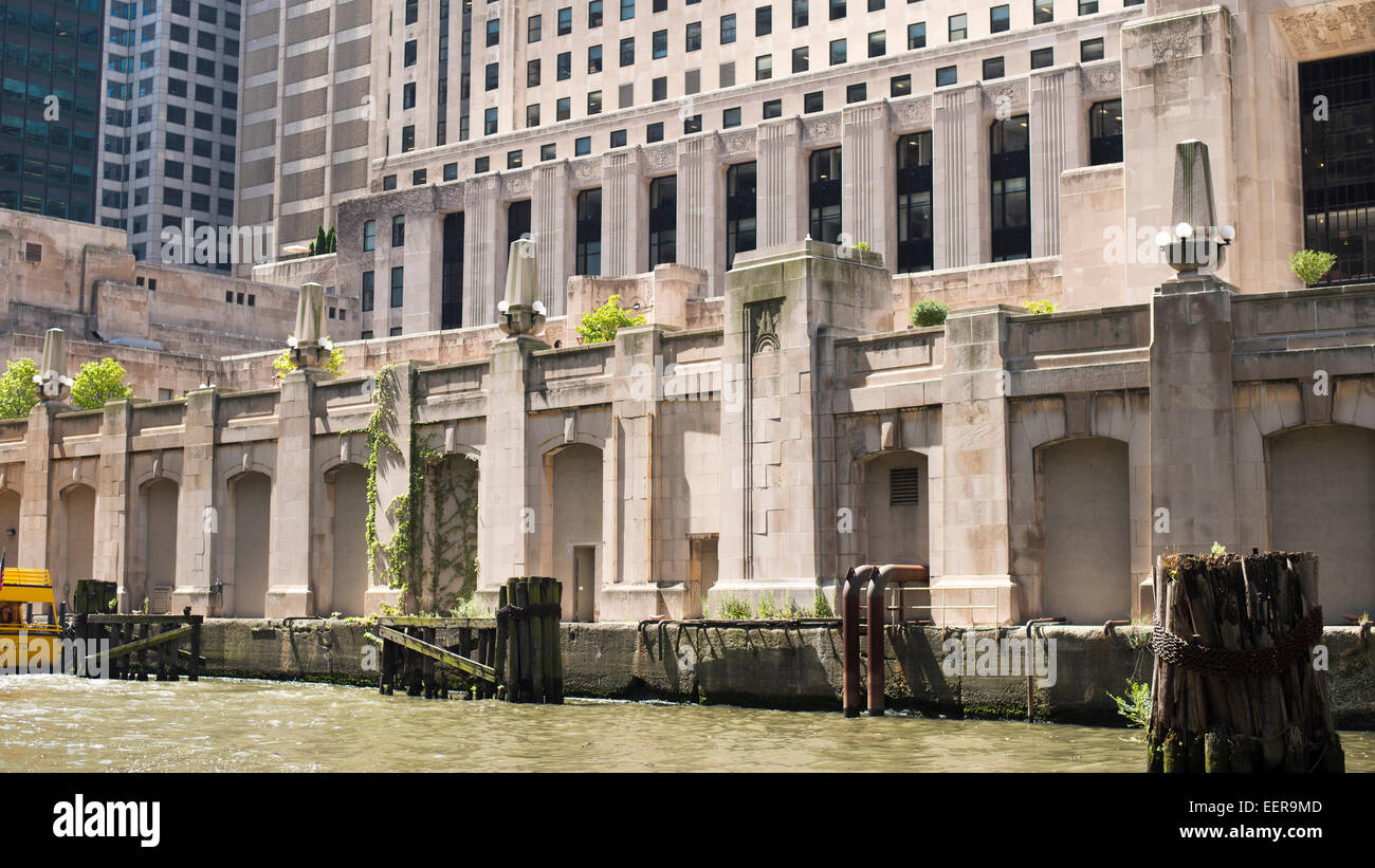 Chicago Classic Buildings Riverside High Resolution Stock Photography ...