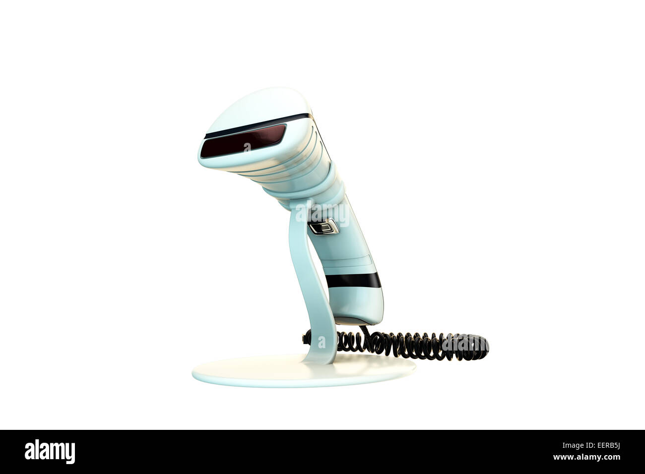 hand scanner isolated on white background Stock Photo - Alamy