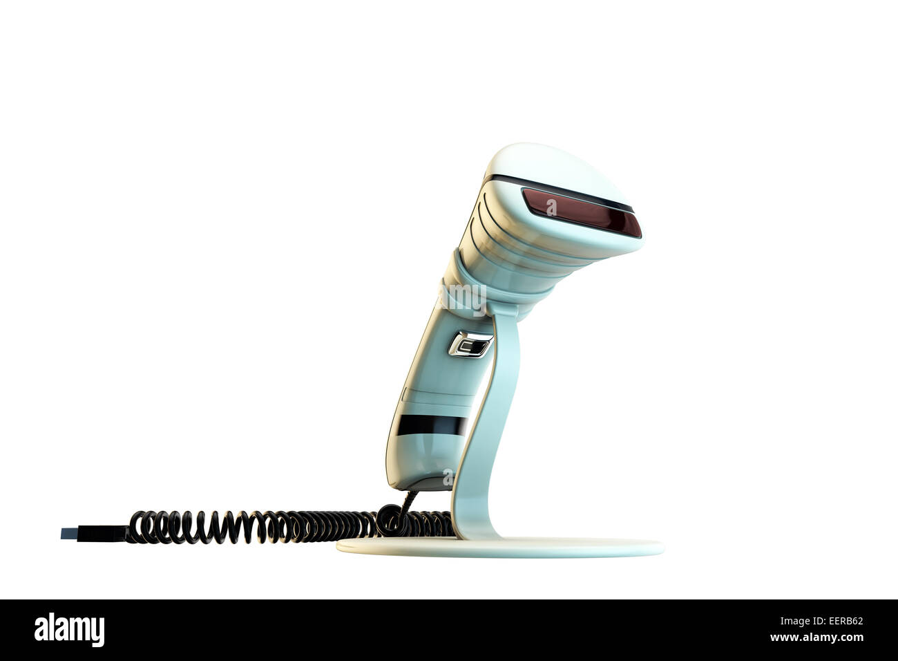 hand scanner isolated on white background Stock Photo - Alamy