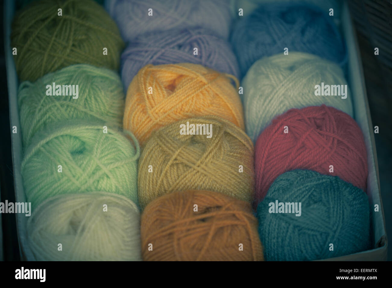 Closeup shot colorful thread hi-res stock photography and images - Alamy