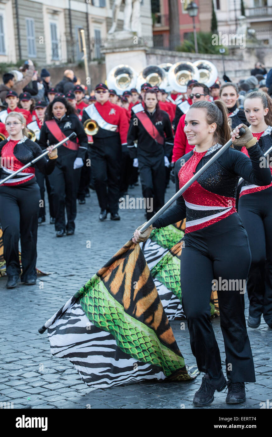 College majorettes hi-res stock photography and images - Alamy