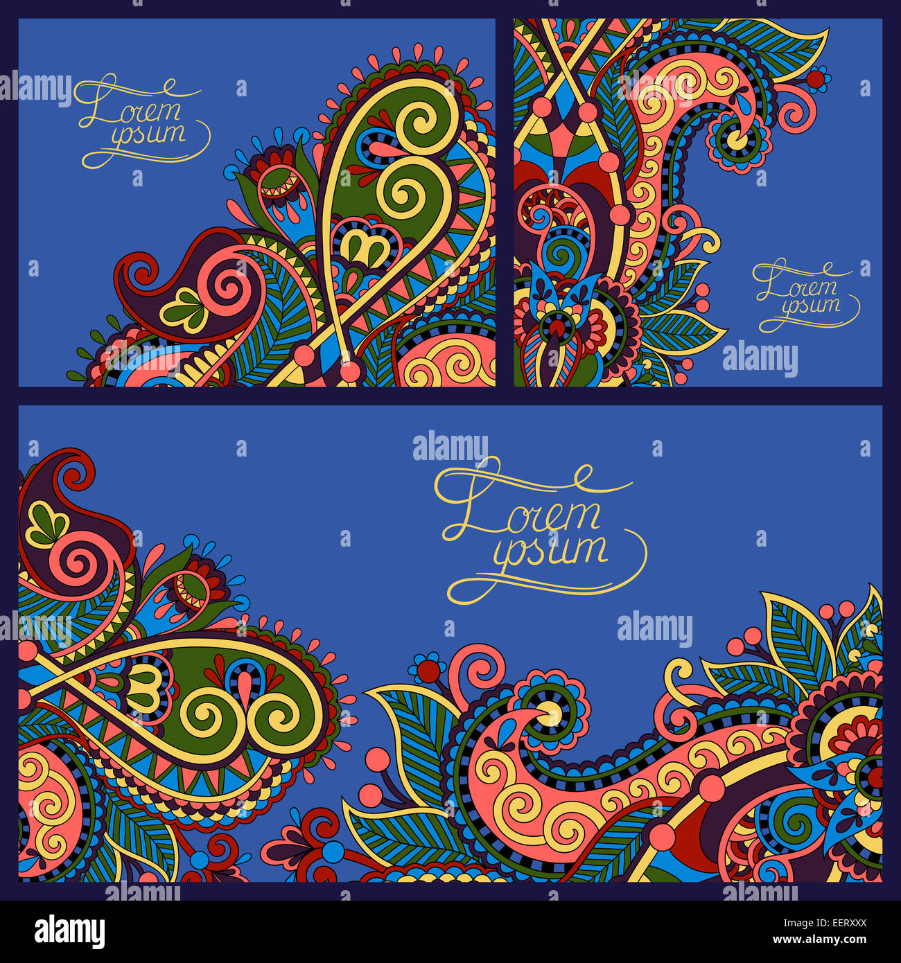 decorative background, template frame design for card Stock Photo - Alamy