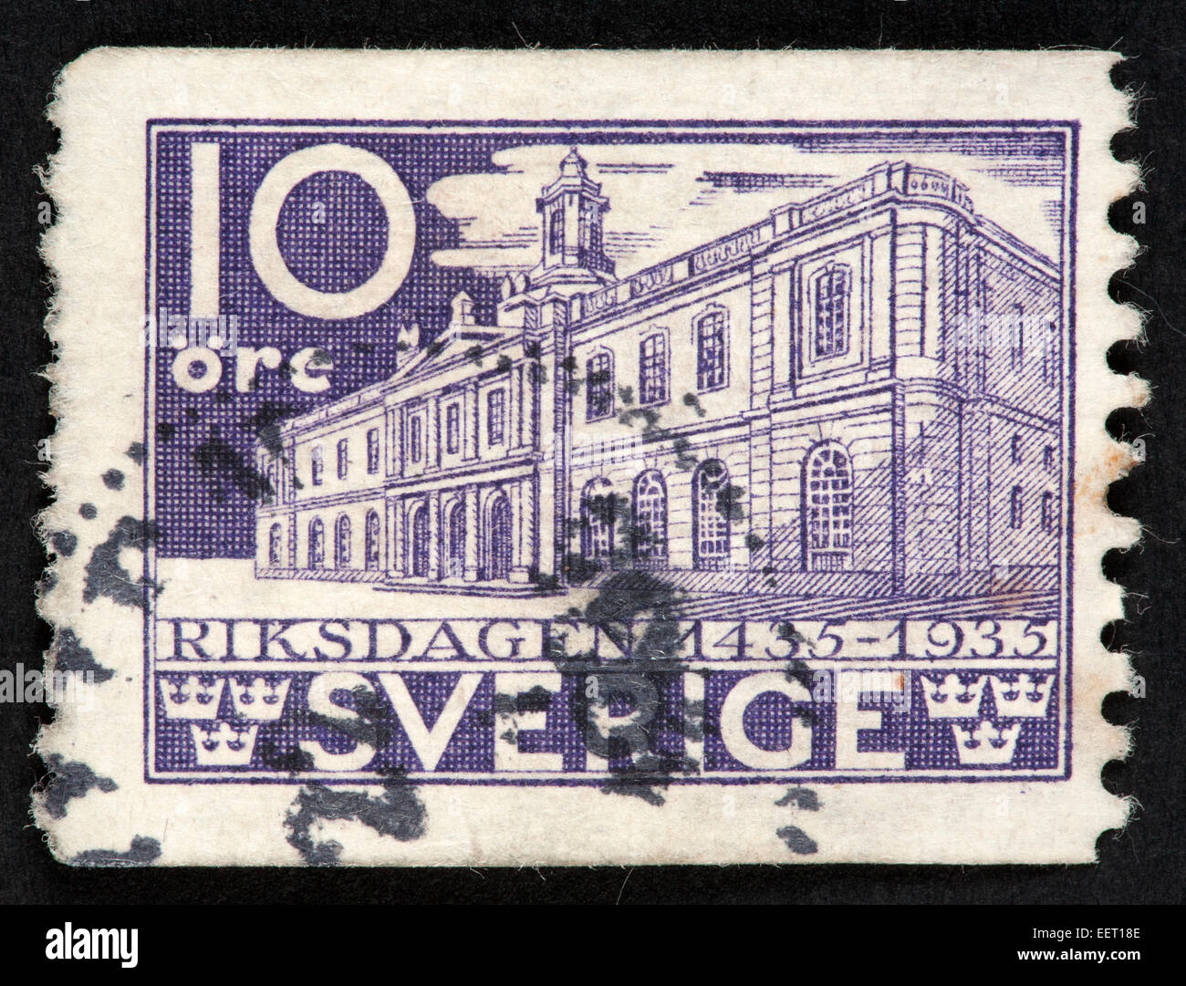 Swedish Postage Stamp High Resolution Stock Photography and Images - Alamy