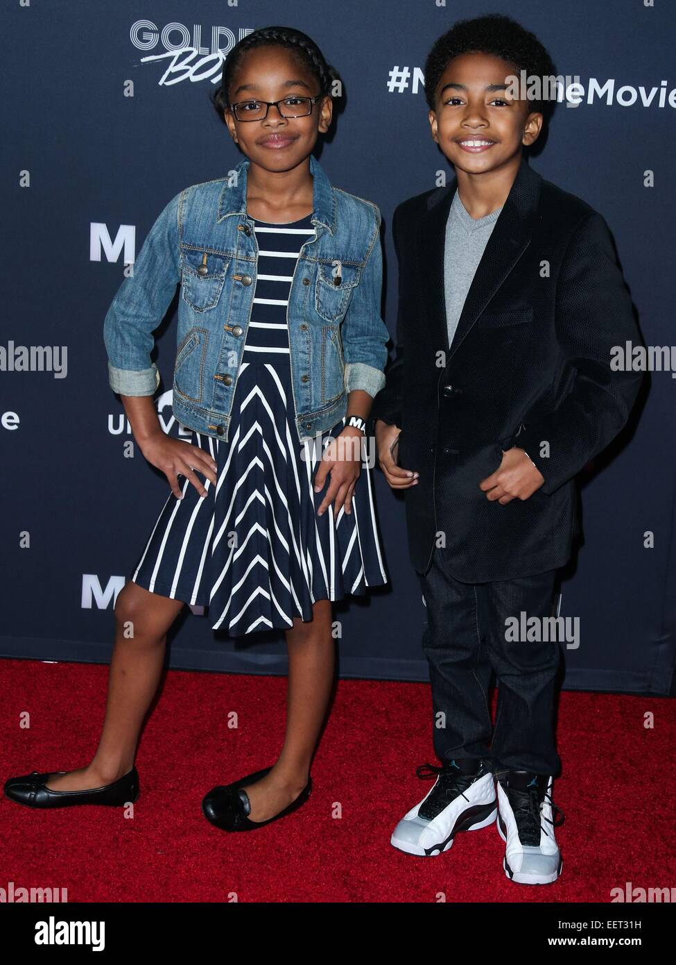 Los Angeles, California, USA. 20th Jan, 2015. Mars Martin, Miles Brown ...