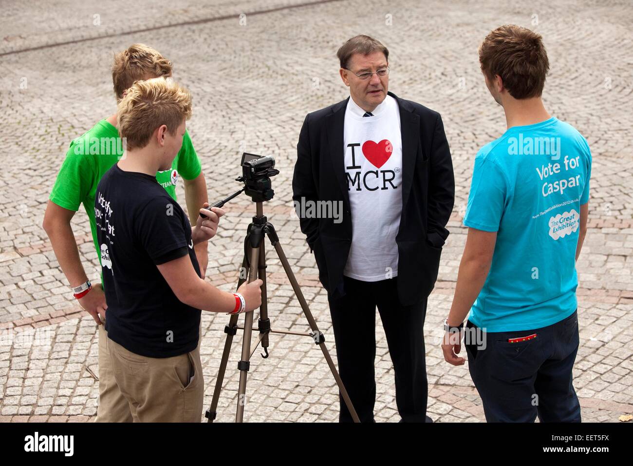 The Great Exhibition 2012 team comes to Albert Square Manchester and ...