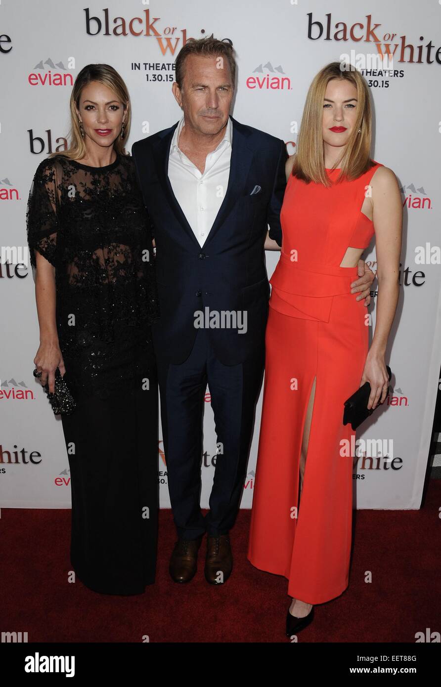 Los Angeles, CA, USA. 20th Jan, 2015. Kevin Costner, Christine ...