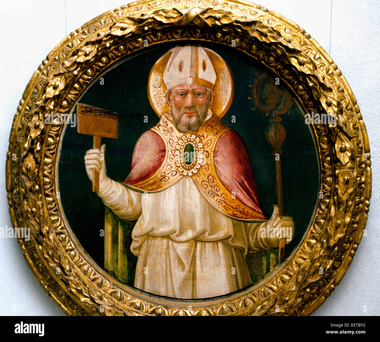 San Biagio - Saint Blaise by Fifteenth century Florentine painter Italy ...