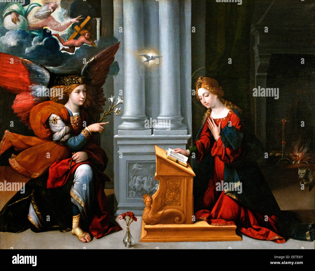 Annunciation (1528) Garofalo - Benvenuto Tisi (or Il Garofalo) (1481 ...