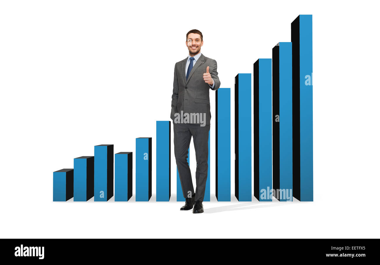 Sales chart graph showing increasing Cut Out Stock Images & Pictures ...