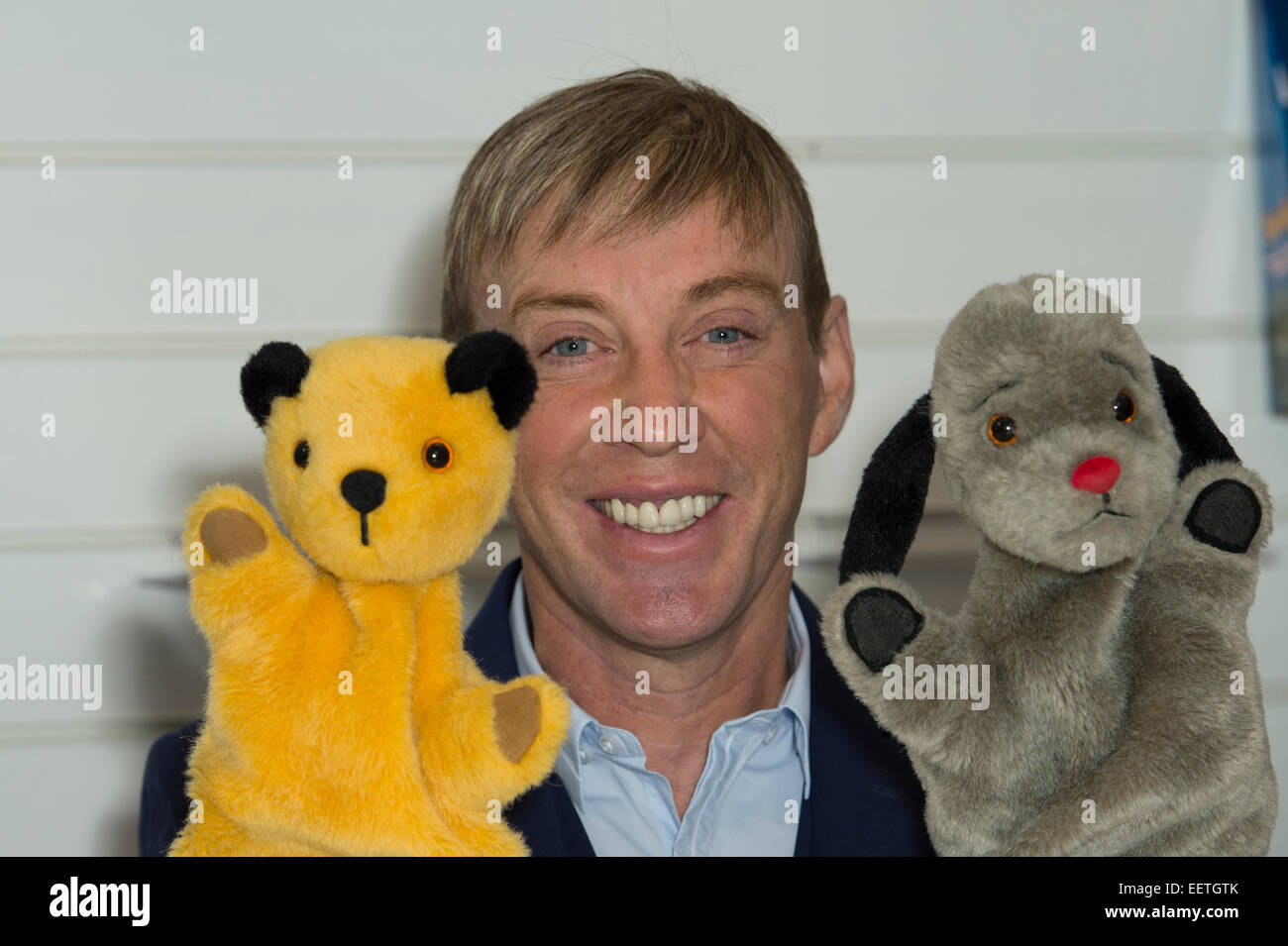 Richard Cadell, the owner and presenter of the Sooty Show poses up at ...