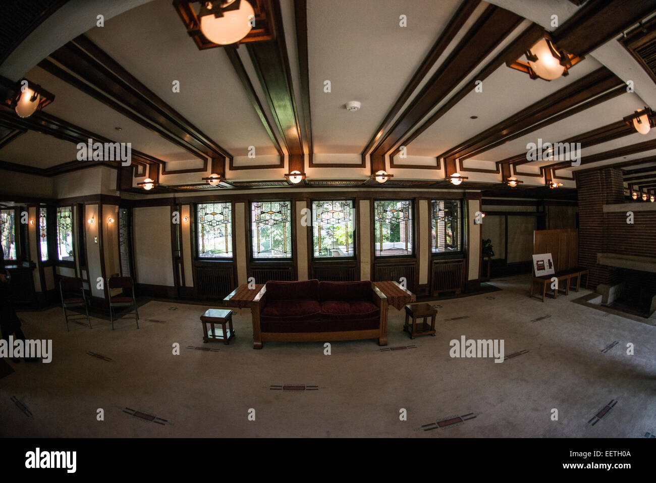 Chicago , classic and modern buildings ,The Robie Prairie House , Frank ...