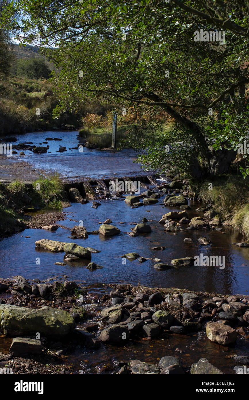 Photograph of a ford through a stream in the North Yorkshire National ...