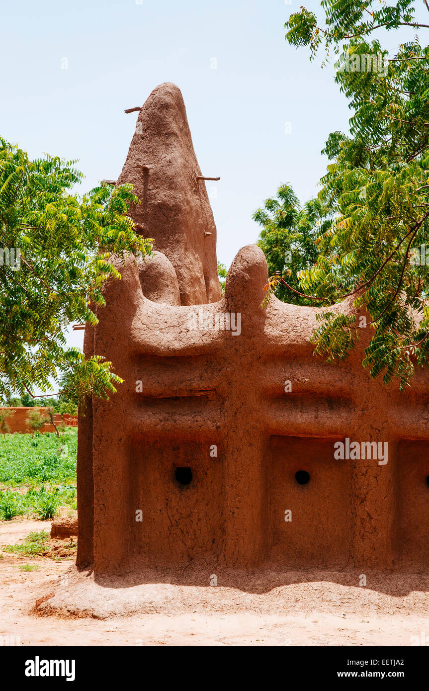 Adobe mosque, Burkina Faso Stock Photo - Alamy