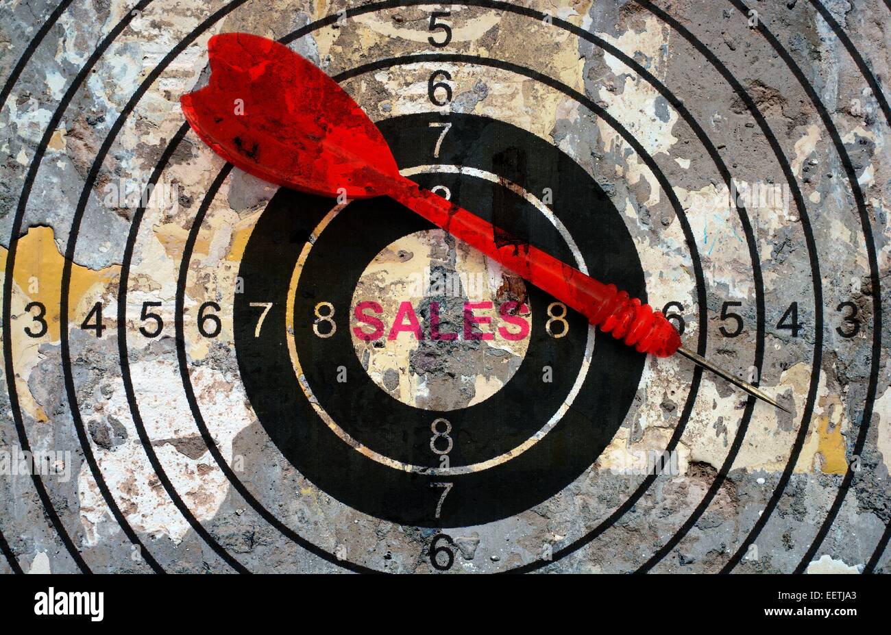 Sales target concept Stock Photo - Alamy