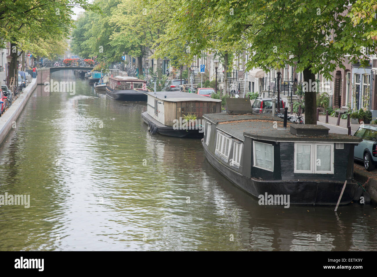 Canal in Jordan District, Amsterdam, Holland Stock Photo - Alamy