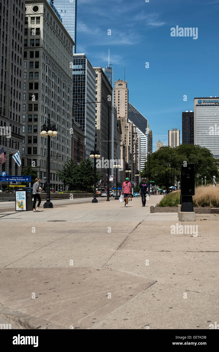 Chicago , Landmark Historic Michigan Boulevard District Stock Photo - Alamy