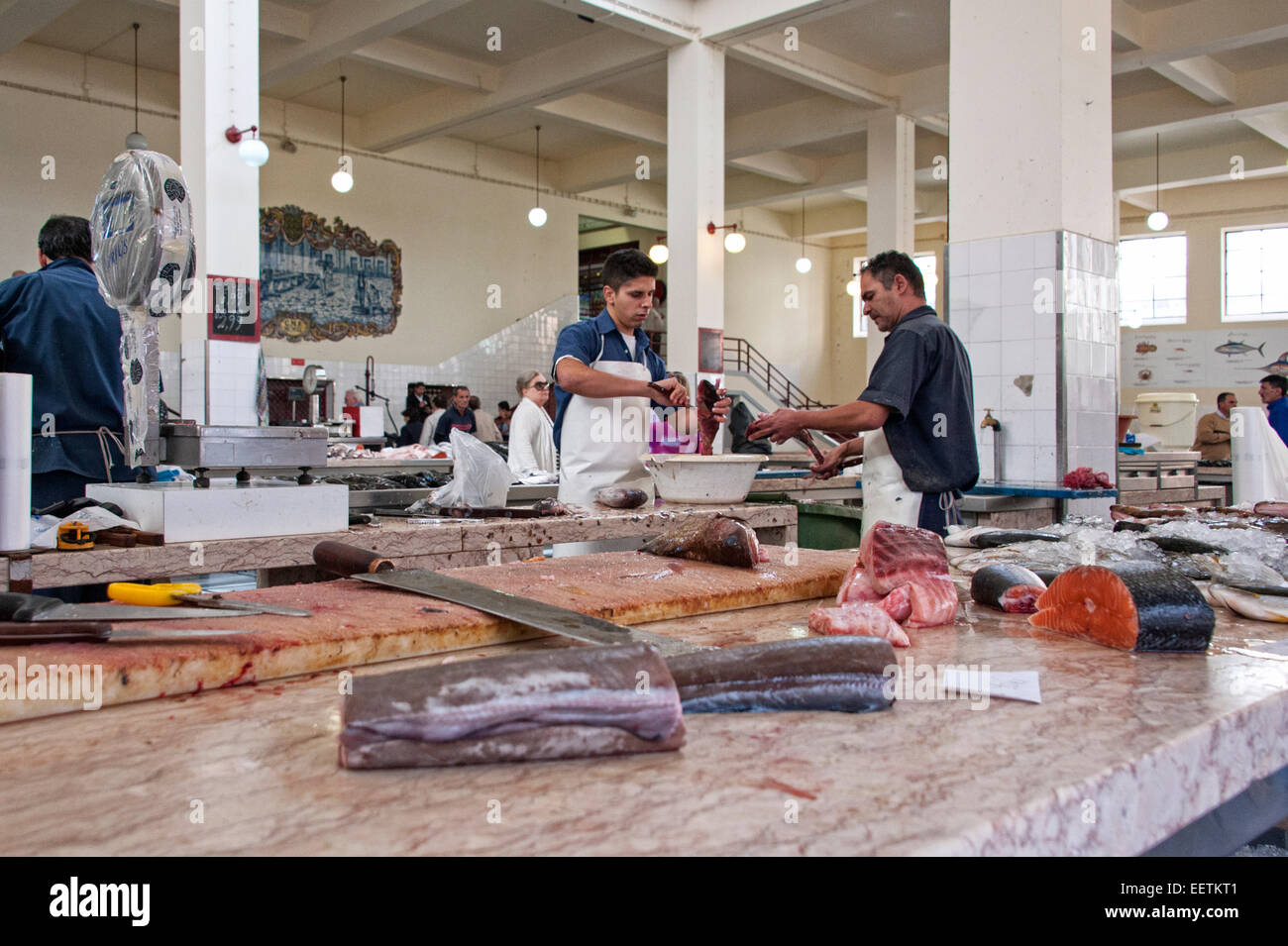 Fish Market in the Market Hall Mercado dos Lavradores in Funchal ...