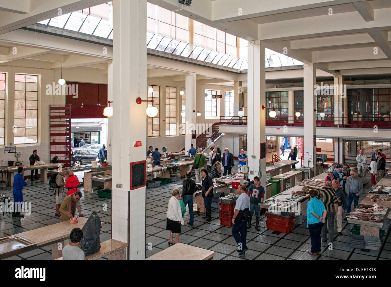 Fish Market in the Market Hall Mercado dos Lavradores in Funchal ...
