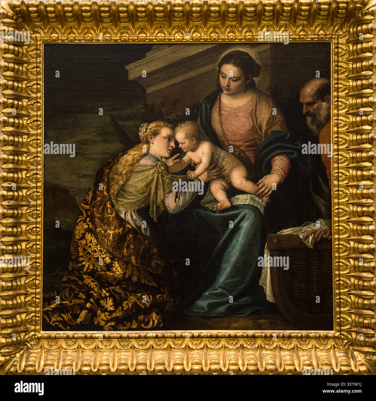 Veronese painting 'Mystic Marriage of Saint Catherine, oil on canvas ...