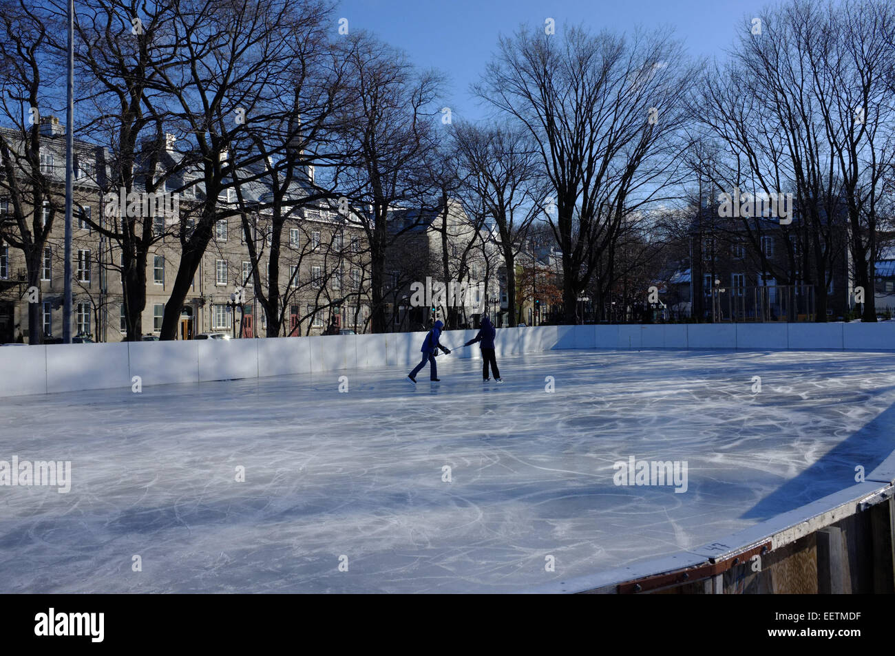 Skating rink quebec city hi-res stock photography and images - Alamy