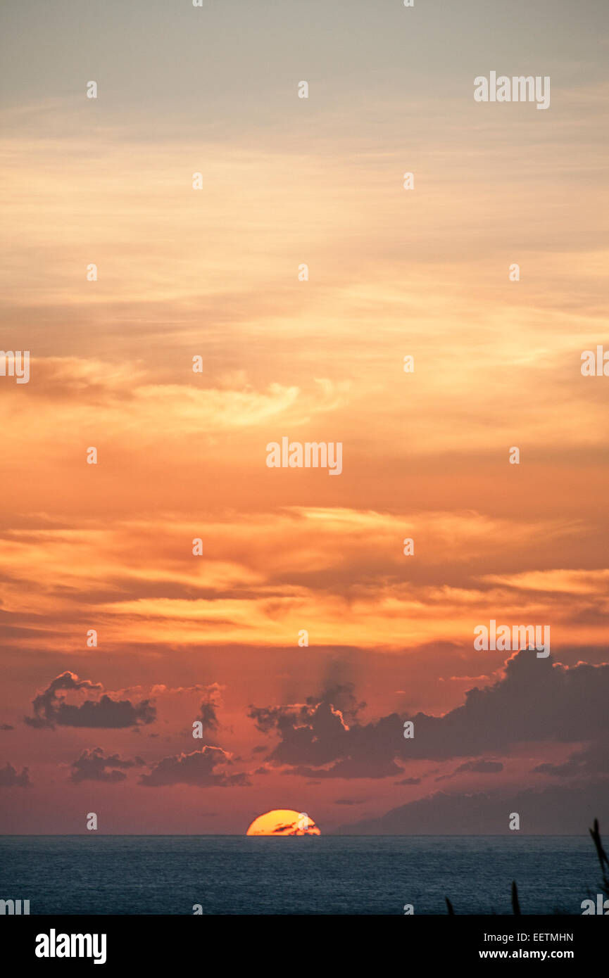 Sunset in Funchal, Madeira Stock Photo - Alamy