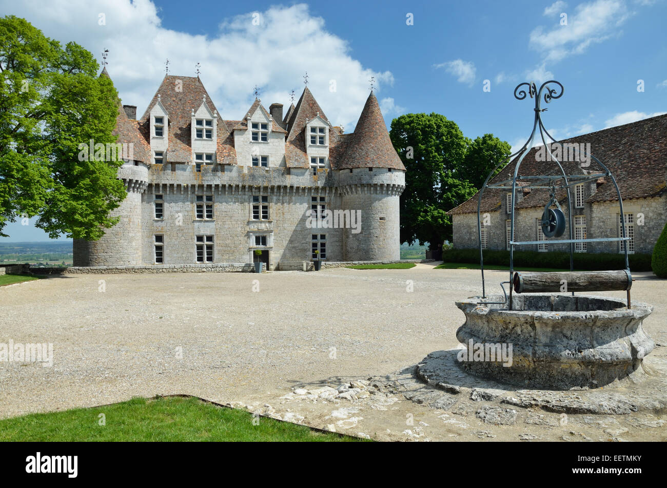 Chateau de Monbazillac Stock Photo - Alamy