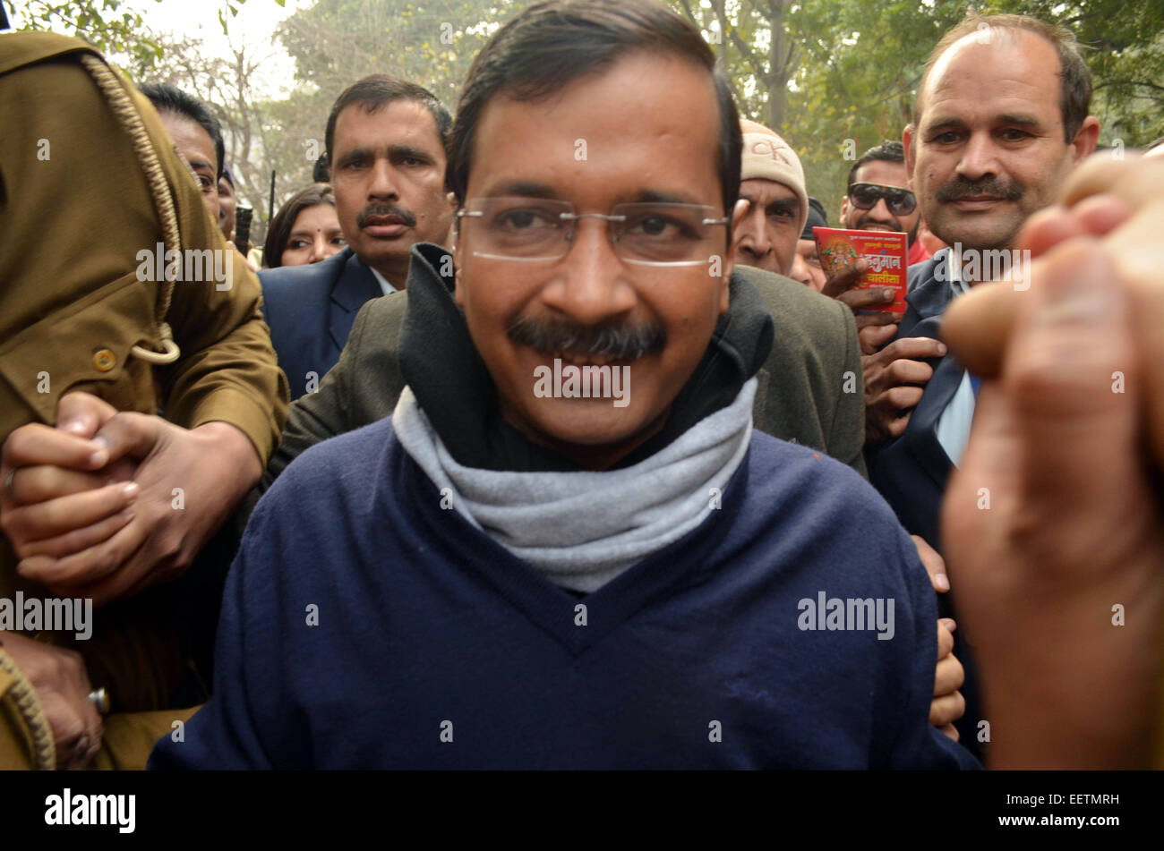 Delhi elections 2015 hi-res stock photography and images - Alamy