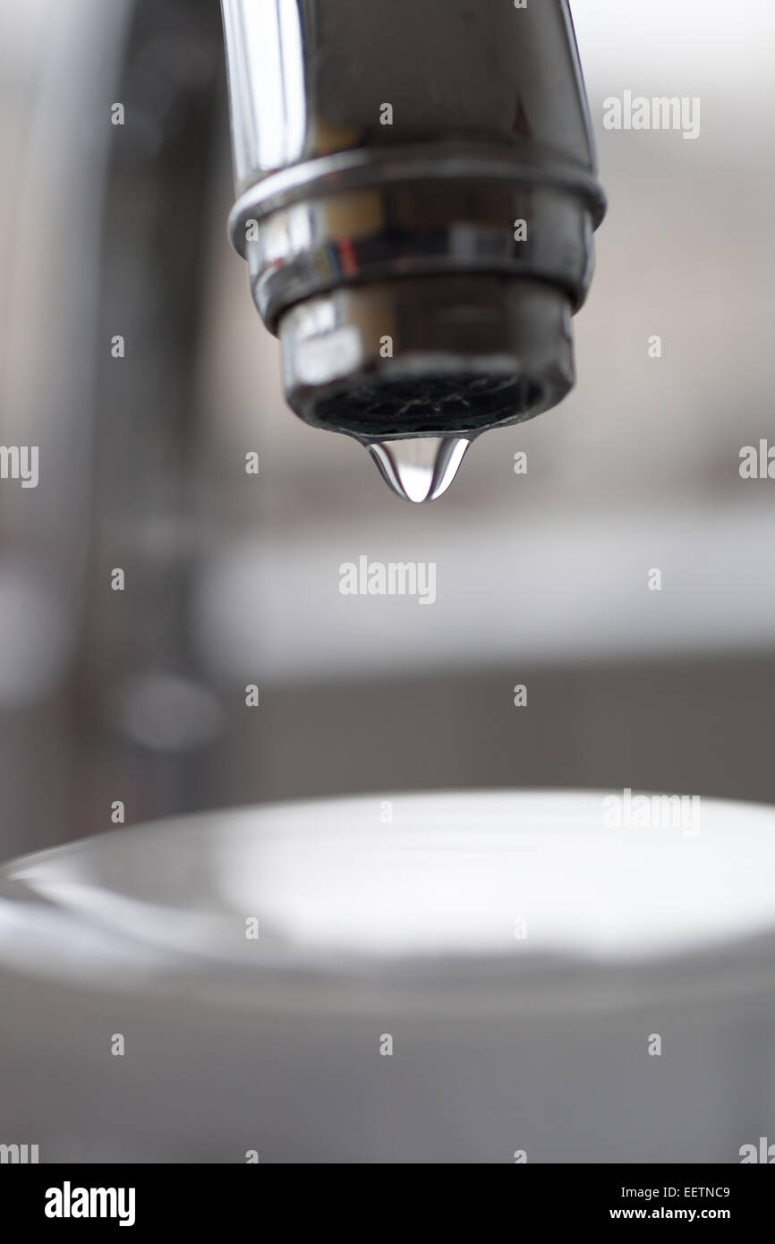 Glass tap water kitchen hi-res stock photography and images - Alamy