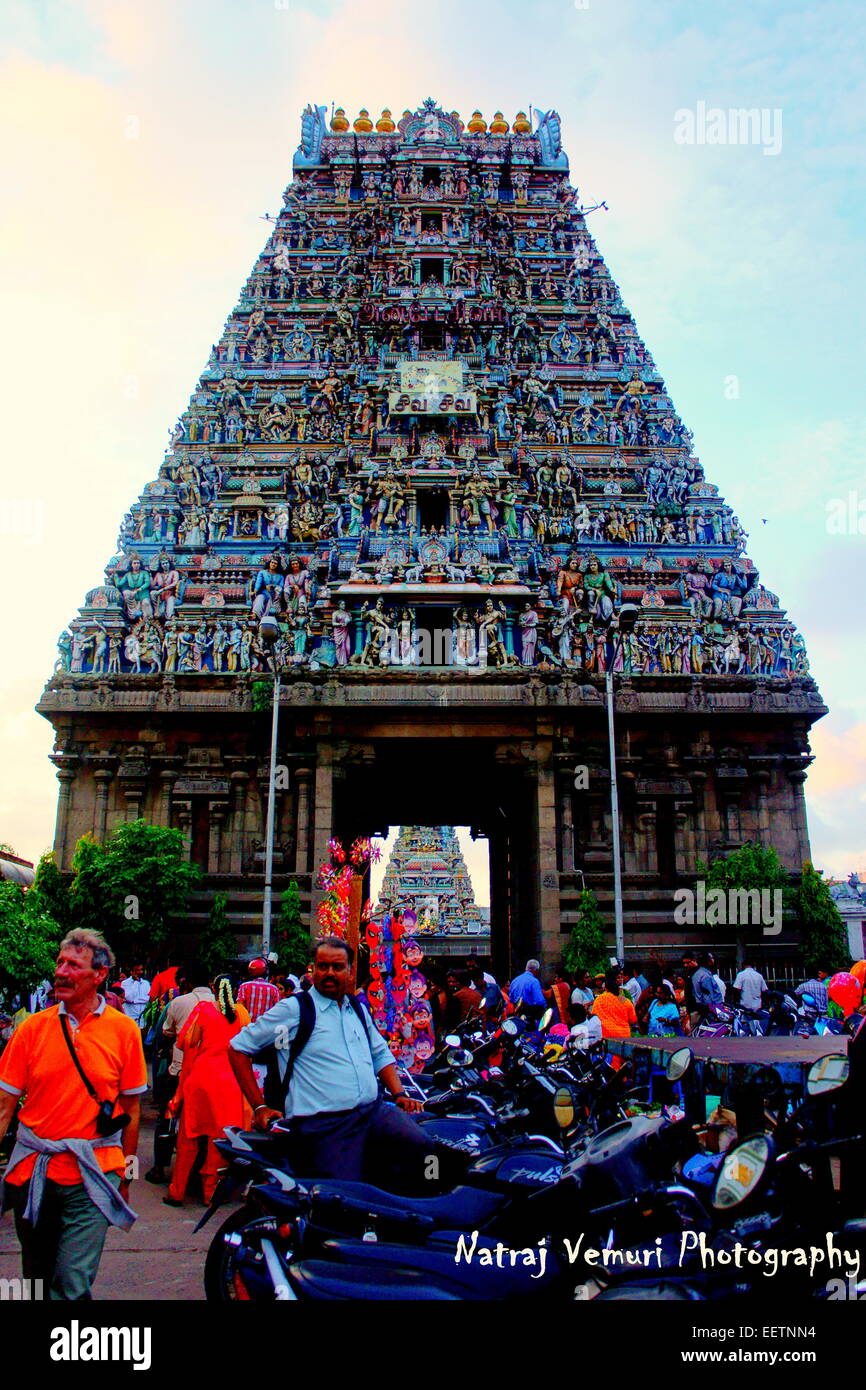 Kapaleeswarar temple hi-res stock photography and images - Alamy