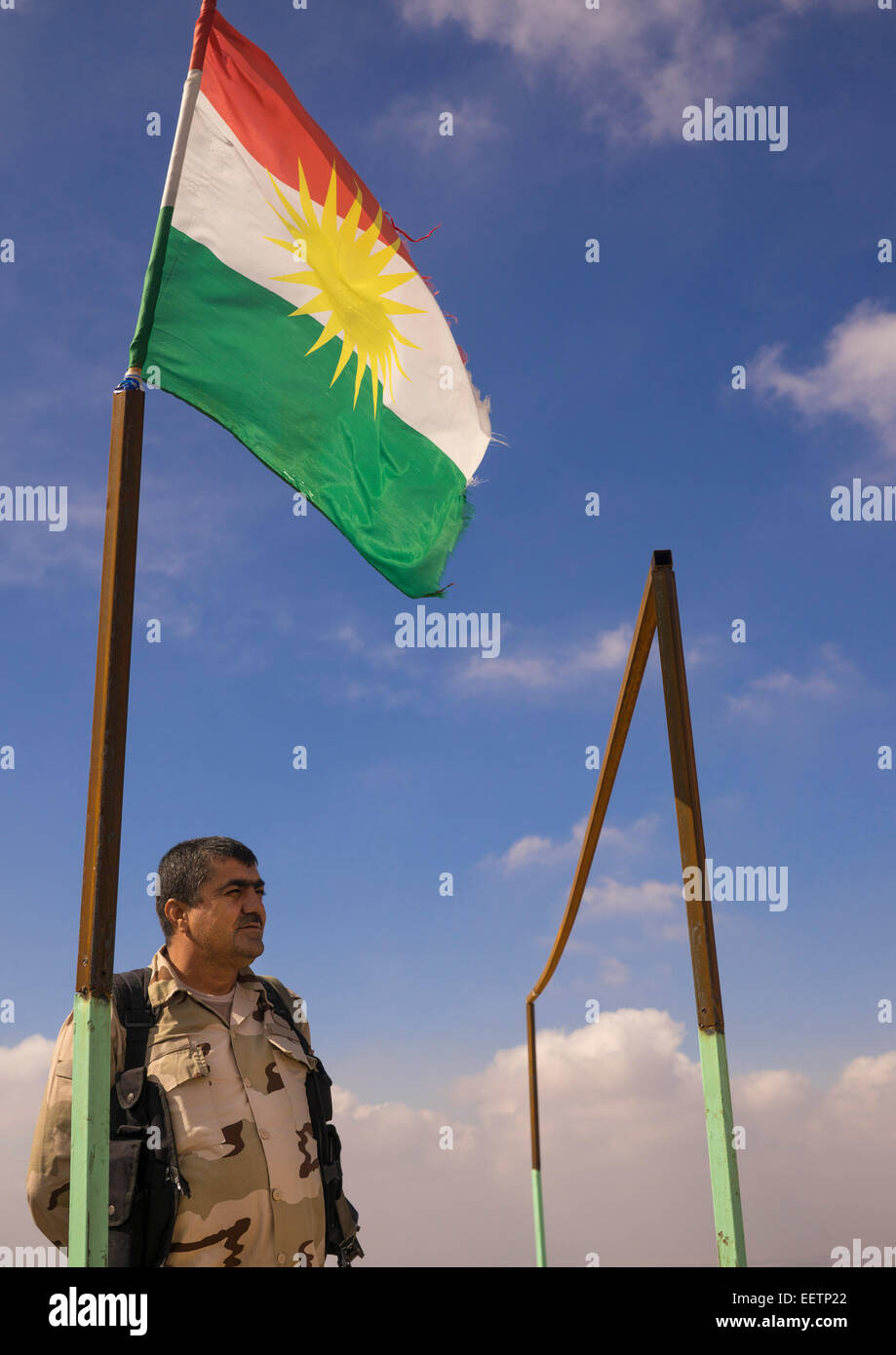 Kurdish Peshmerga In Action