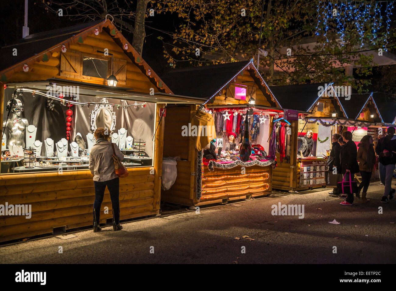 Christmas market montpellier hi-res stock photography and images - Alamy