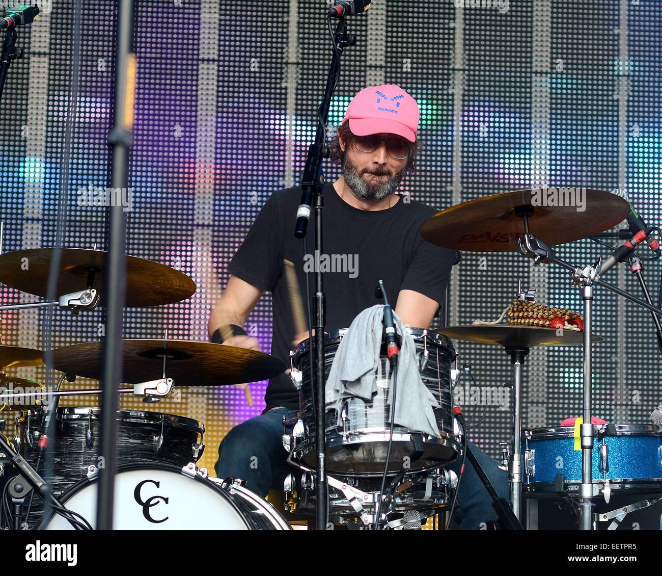 The National perform at Iveagh Gardens Featuring: Bryan Devendorf,The ...