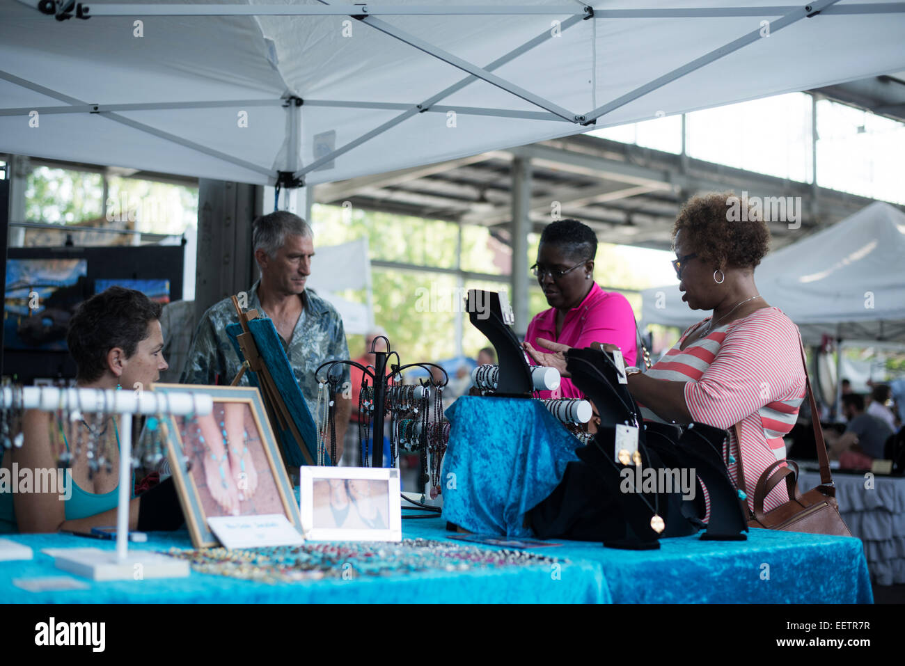 Farmer's Market , Chattanooga Market ,weekly summer market Stock Photo ...