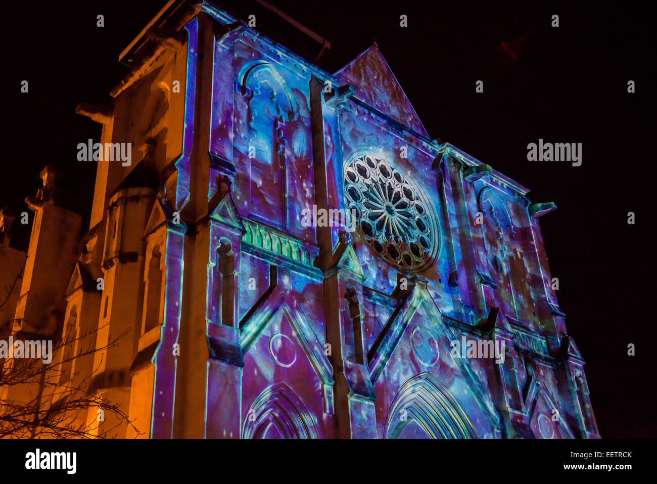 Christmas projection hi-res stock photography and images - Alamy