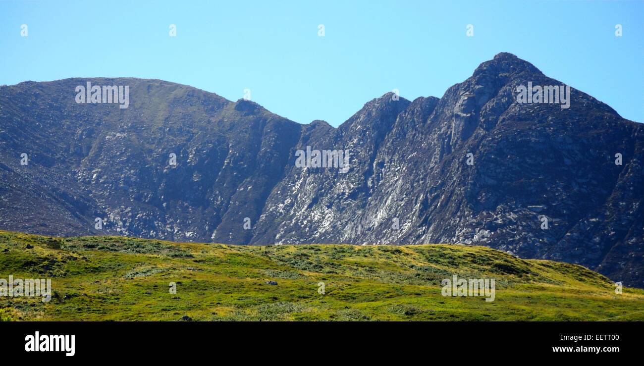Mountains above Corrie on the Isle of Arran, Scotland Stock Photo - Alamy