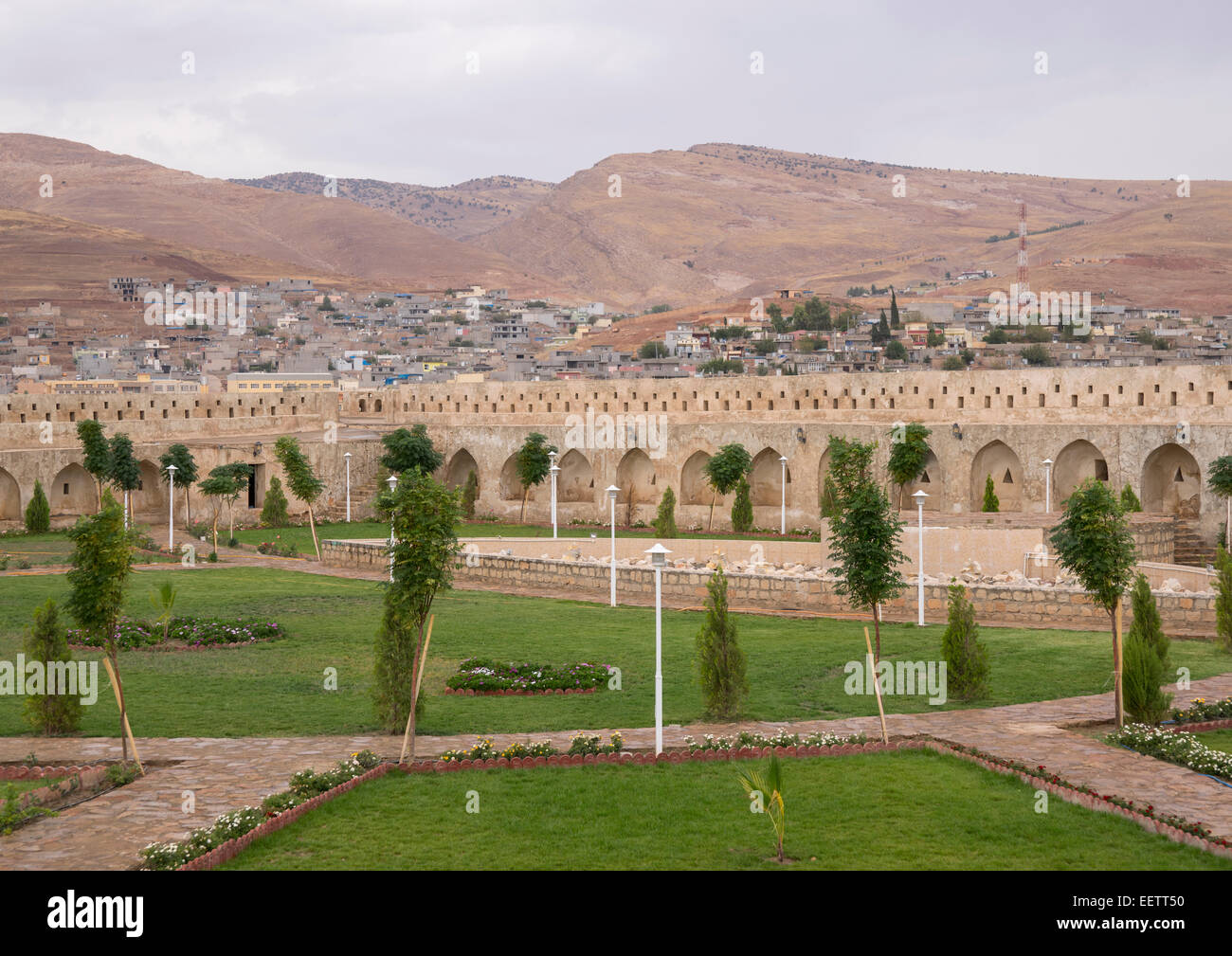 Courtyrad Of The Ottoman Fort, Koya, Kurdistan, Iraq Stock Photo - Alamy