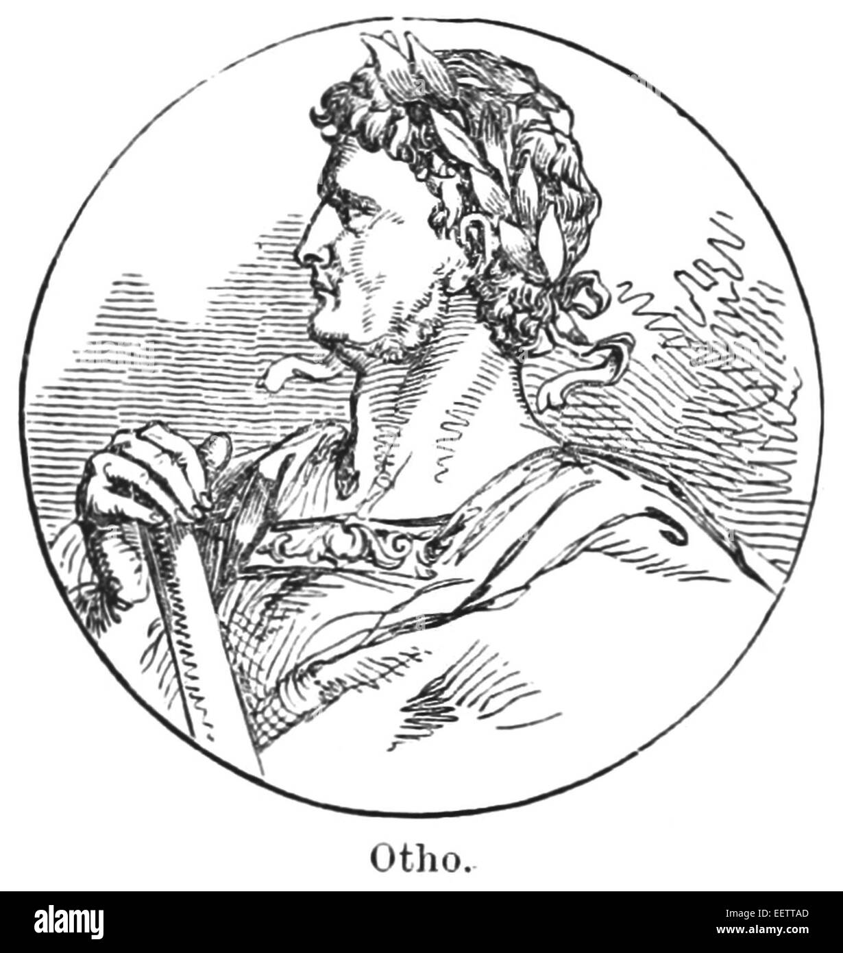 This 1892 sketch by Church depicts Otho, an ancient historical figure ...