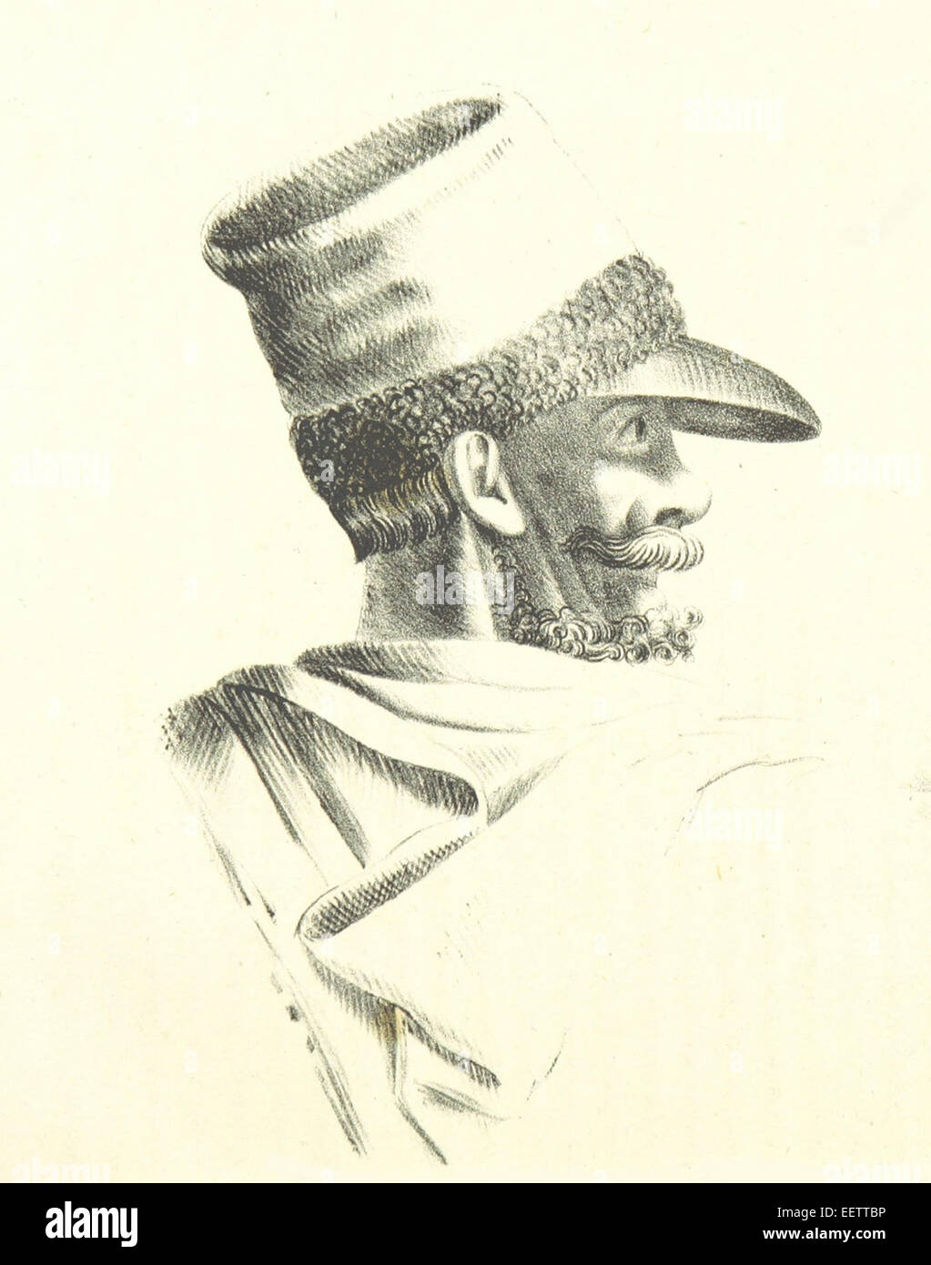 This portrait from *Cossacks Portraits* (1820) illustrates Don Cossacks ...