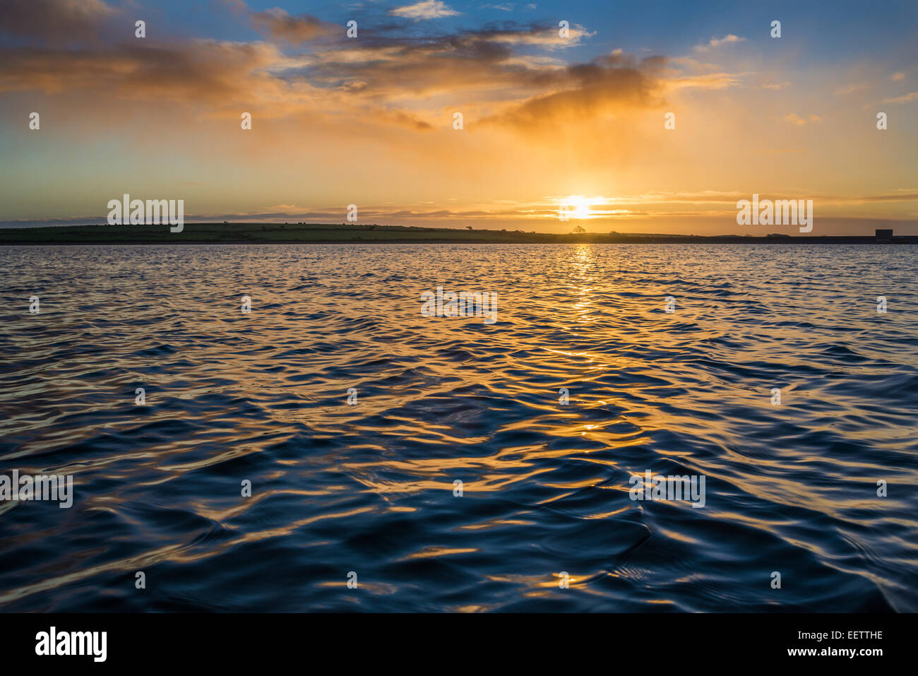 Colliford Lake On Bodmin Moor In Cornwall High Resolution Stock ...