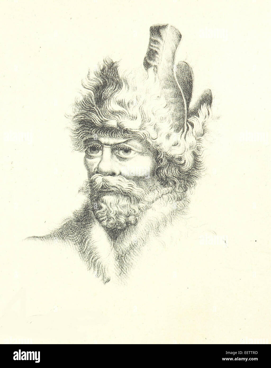 This 1820 portrait from the 'Cossacks Portraits' series features the ...