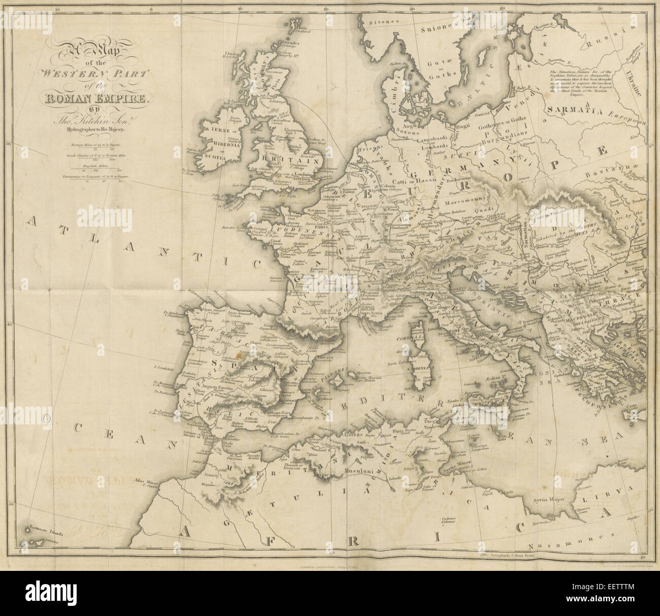 Historic roman empire map hi-res stock photography and images - Alamy