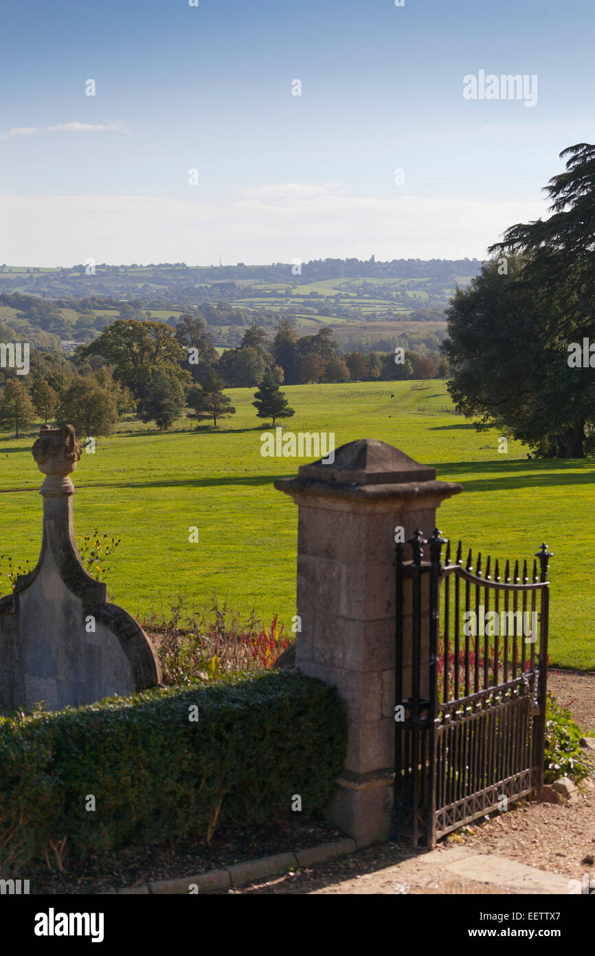 Gate and entrance to Ashton Court Estate, Bristol Stock Photo - Alamy