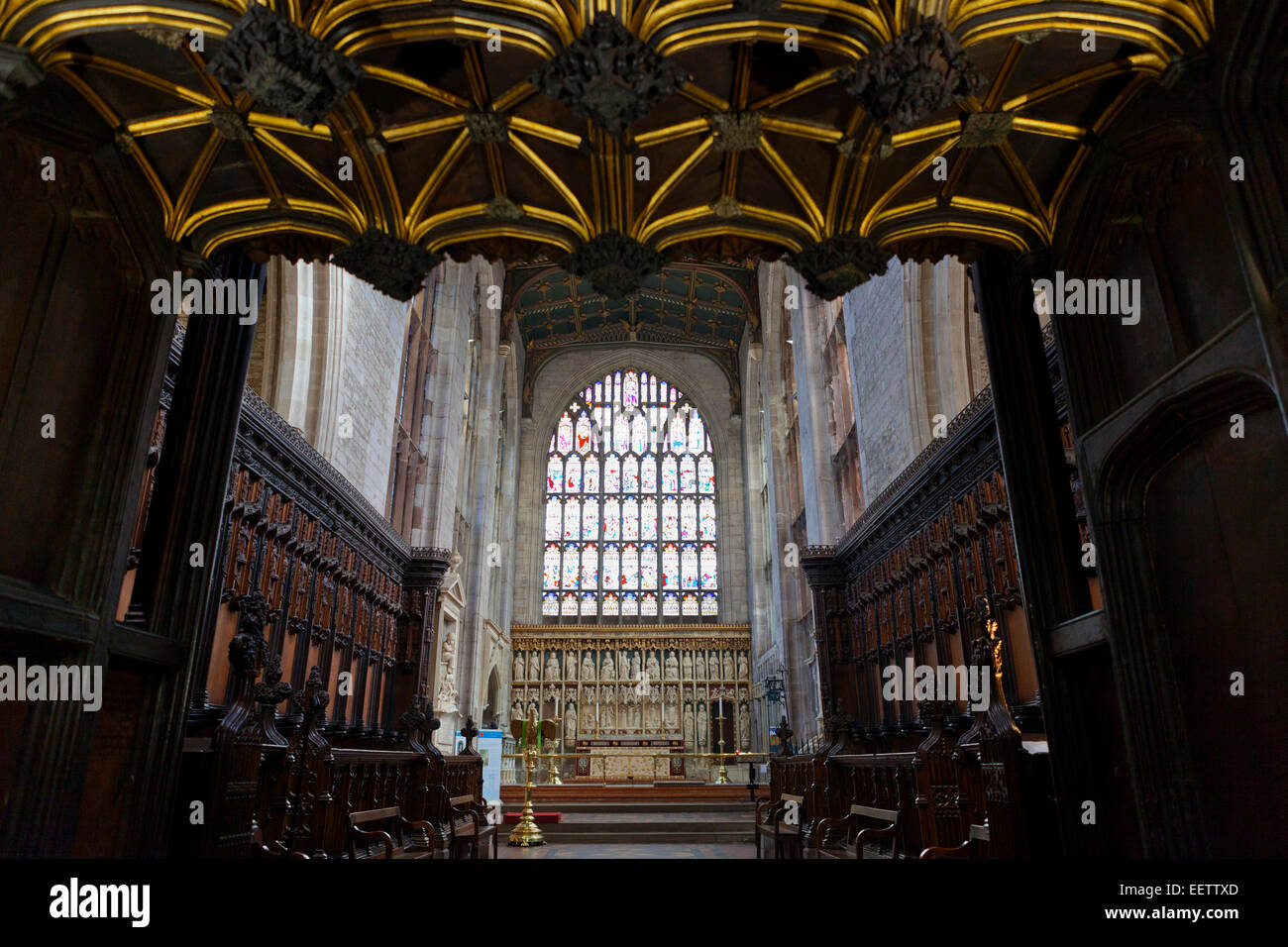 Interior of St Laurence's Church, Ludlow, Shropshire Stock Photo - Alamy