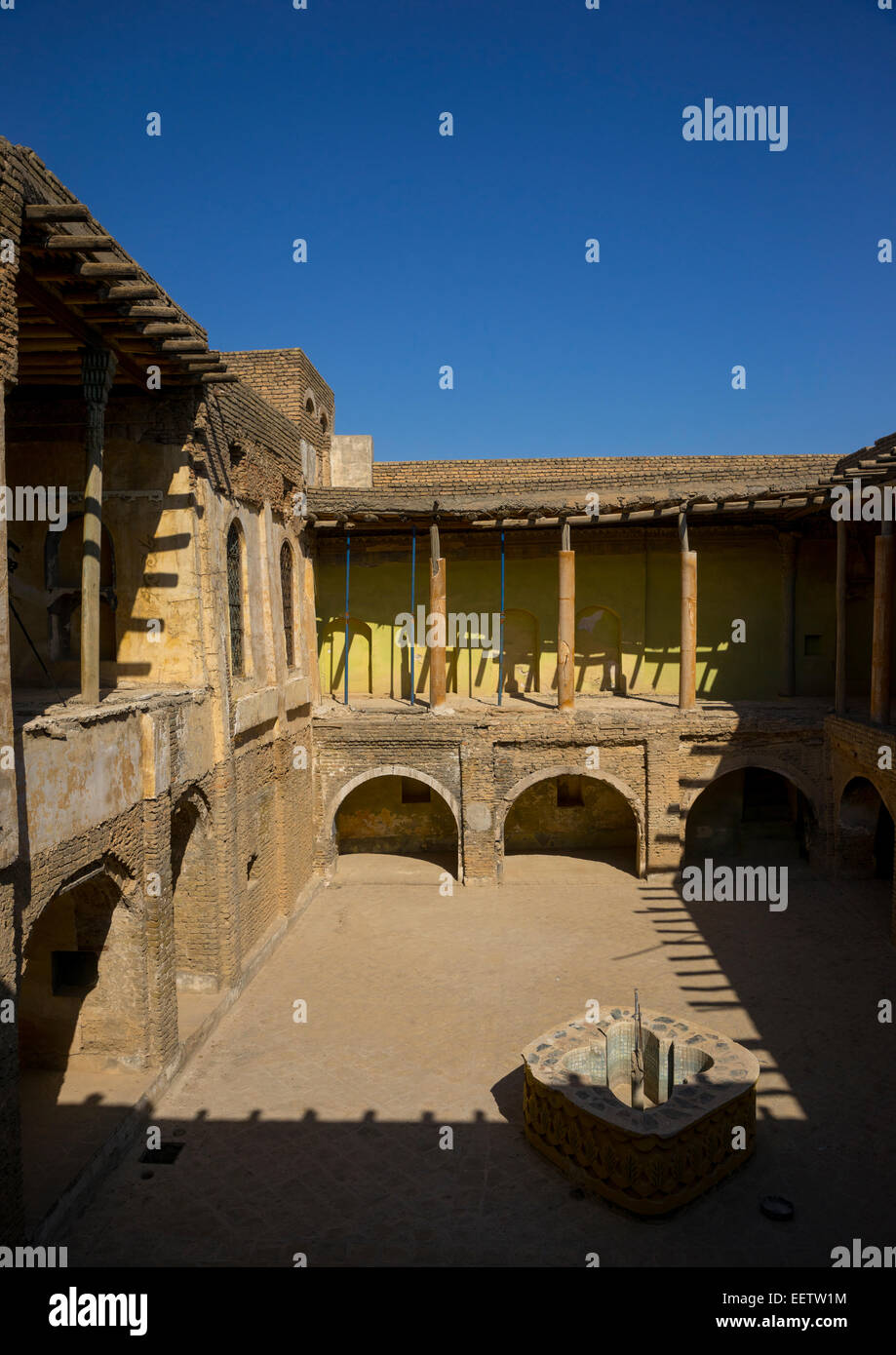 The Courtyard Of One Of The Houses In The Erbil Citadel, Kurdistan ...