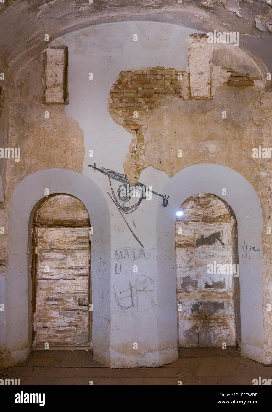 The Interior Of A House In The Erbil Citadel, Kurdistan, Iraq Stock ...