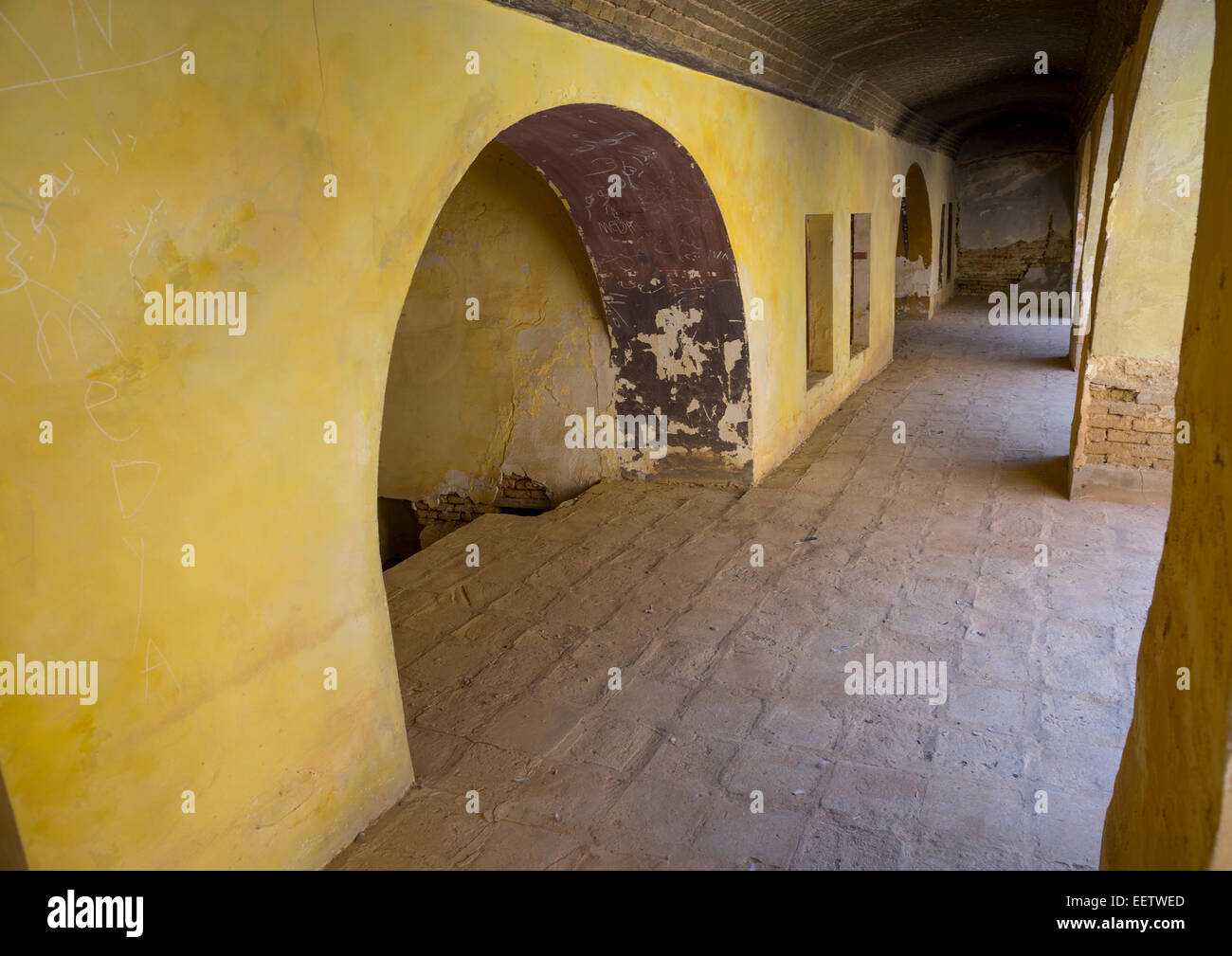 The Interior Of A House In The Erbil Citadel, Kurdistan, Iraq Stock ...