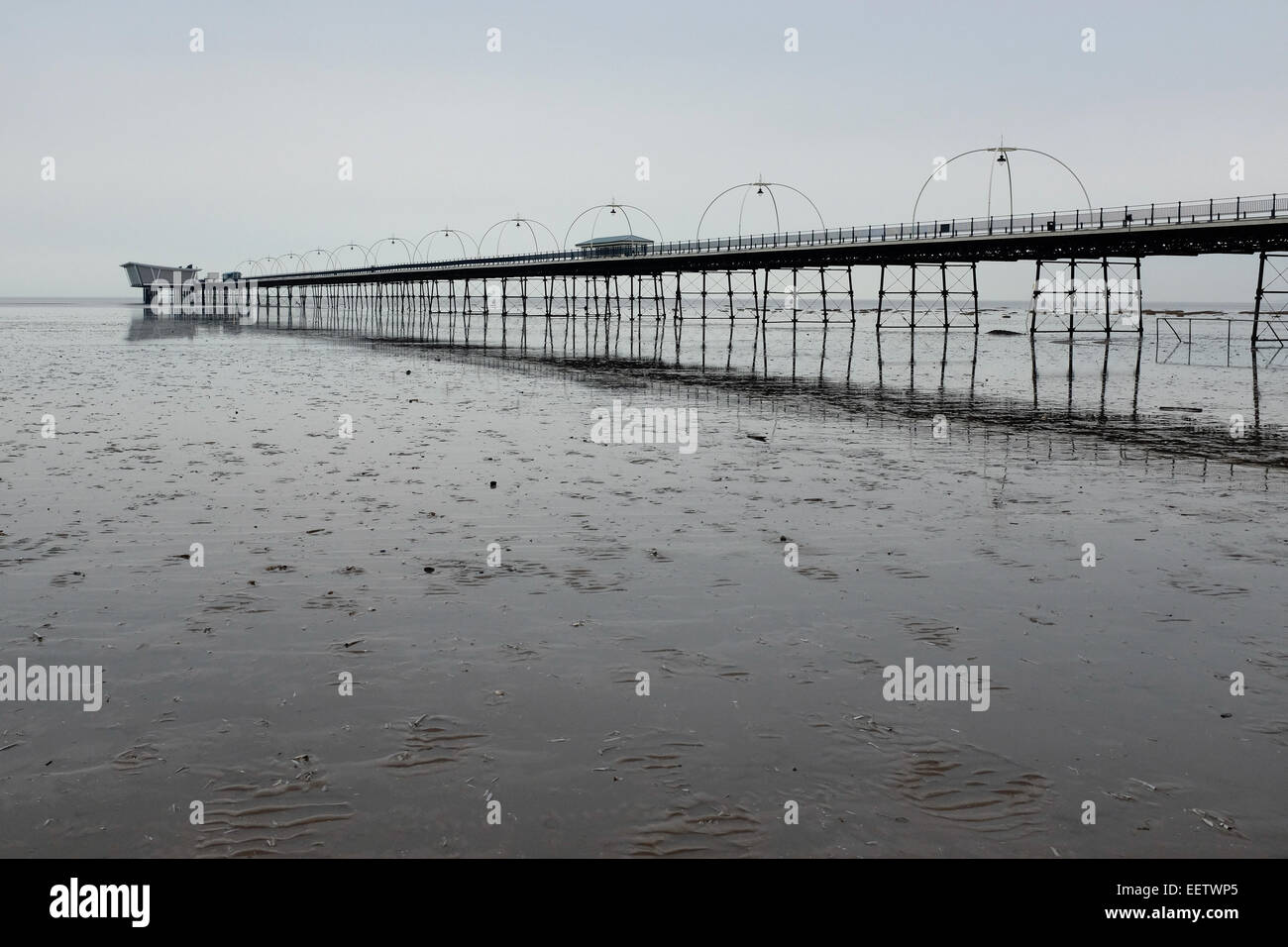 Southport Beach, Sefton, Merseyside, UK. 21st January, 2015. Southport ...