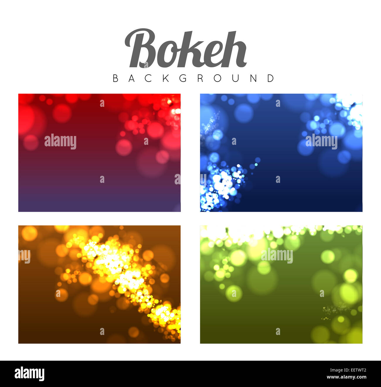 Modern bokeh backdrop Cut Out Stock Images & Pictures - Alamy
